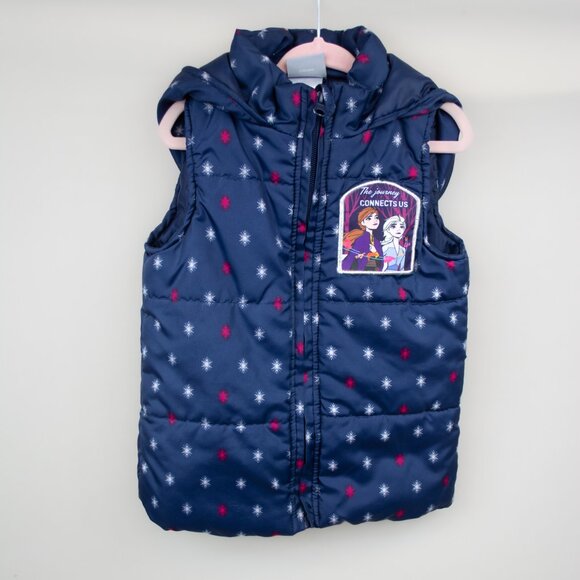 Disney | Jackets & Coats | Disney Blue Frozen Vest | Poshmark